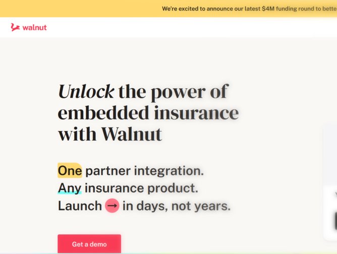 Canadian embedded insurance startup Walnut raises $3mn | InsurTech Digital
