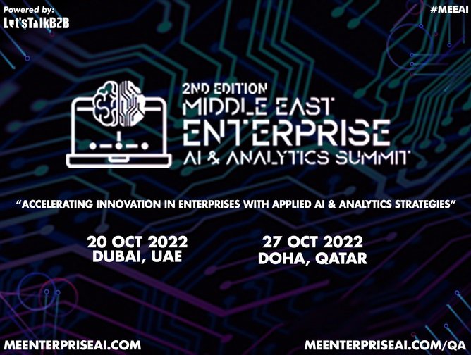 2nd Middle East Enterprise AI & Analytics Summit (UAE/Qatar) | AI Magazine