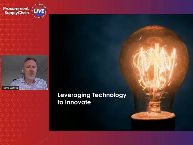 David Warrick at Procurement & Supply Chain Live 2021 | Supply Chain ...