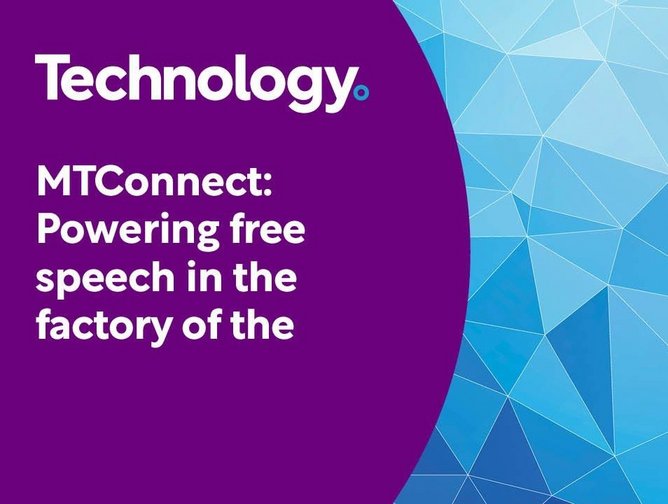 MTConnect: Powering free speech in the factory of the future ...