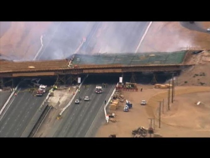 LA Bridge Collapse Caught on Tape | Construction Digital