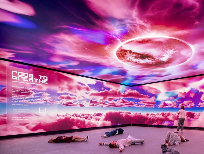 New immersive experience encourages commuters to de-stress | Technology ...