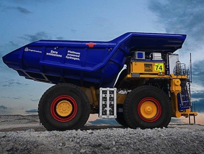 Anglo American unveils hydrogen and battery powered truck | Mining Digital