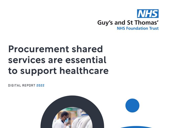 Procurement shared services’ role in supporting healthcare ...