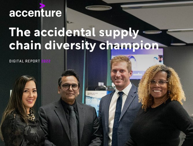 Accenture: The accidental supply chain diversity champion | Procurement ...