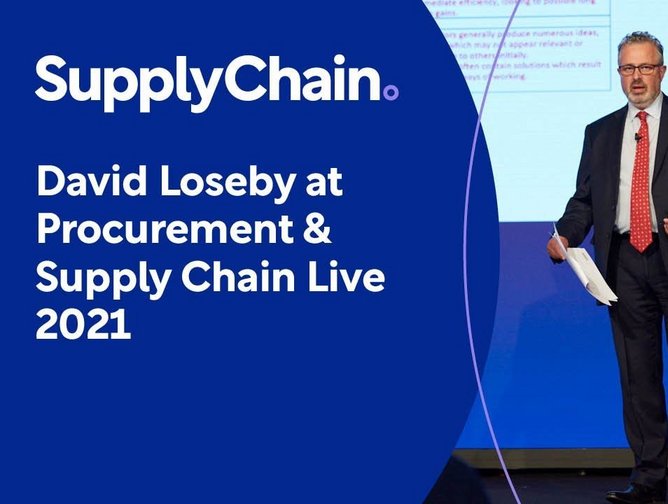 David Loseby at Procurement & Supply Chain Live 2021 | Supply Chain ...