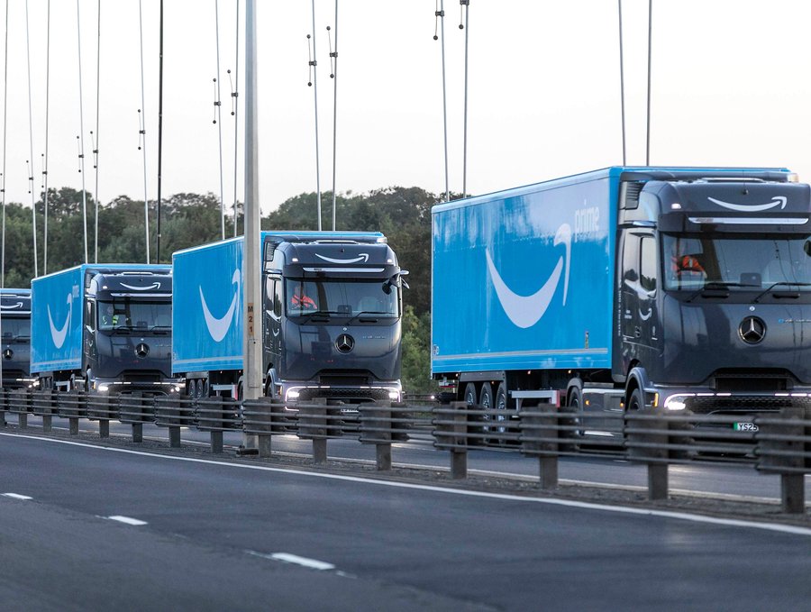 Inside Amazon's Record-Breaking UK Electric Fleet | Supply Chain Magazine